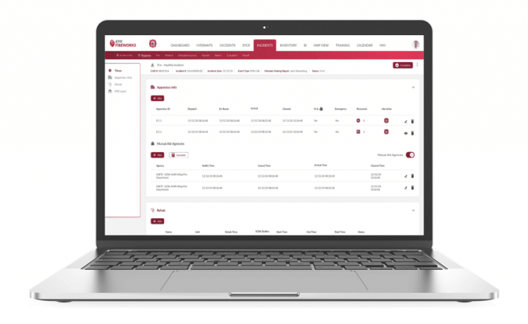 EPR FireWorks Incident & ePCR Response | NERIS‑Ready RMS